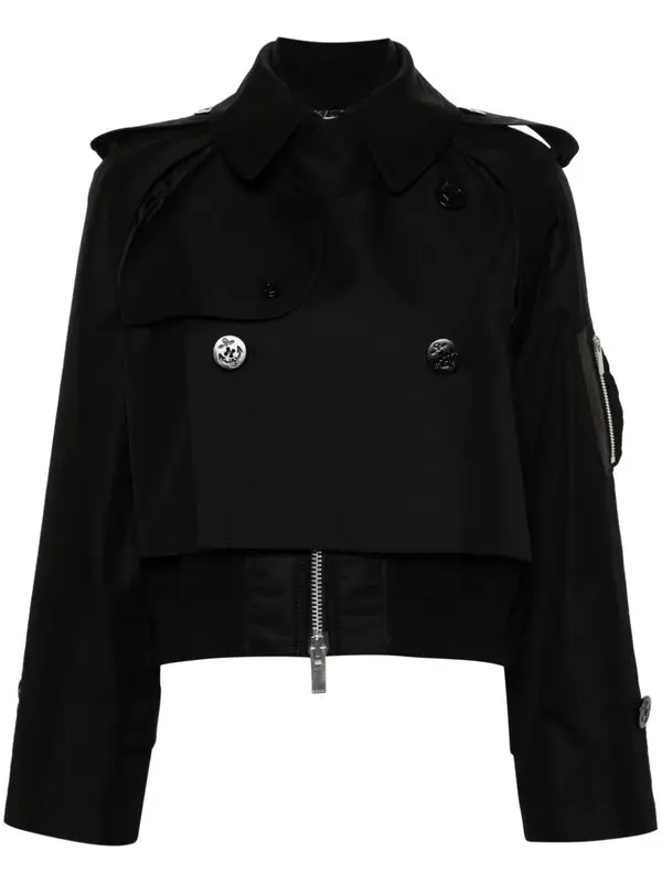 Sacai Layered Cropped Jacket