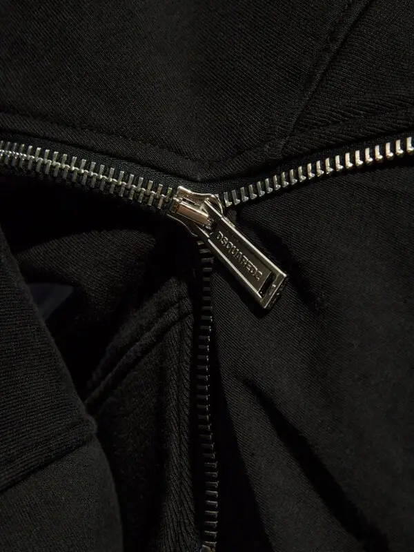 Dsquared2 Zip-detail Cotton Sweatshirt
