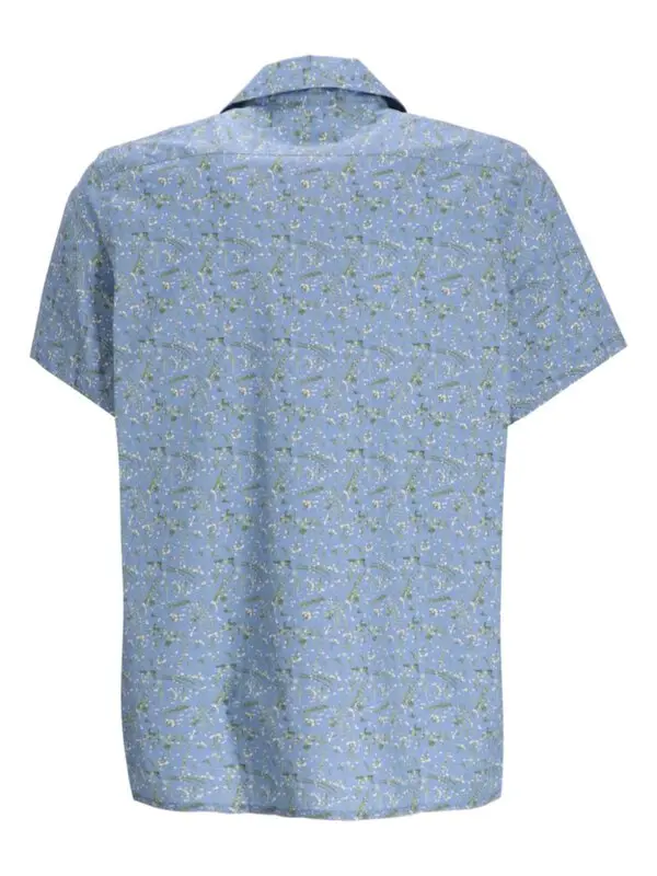 Paul Smith Floral Print Cotton Shirt