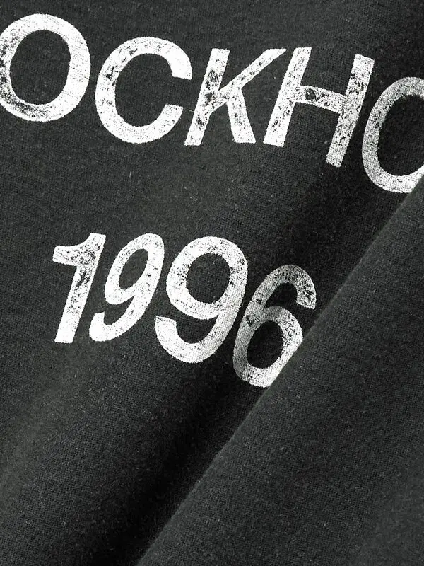 Acne Studios Printed Hemp And Cotton-blend Jersey T-shirt