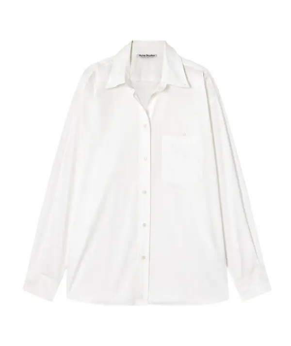 Acne Studios Embroidered Cotton-poplin Shirt