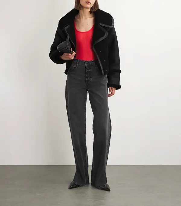 Victoria Beckham Shearling Jacket