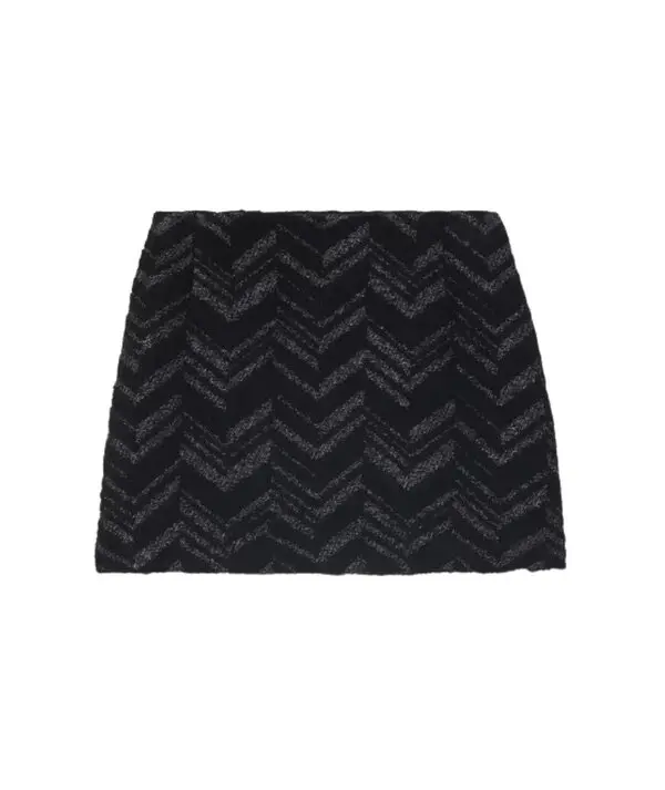 Missoni Metallic-bouclé Mini Skirt