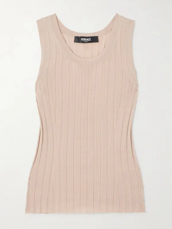 Versace Ribbed-knit Tank