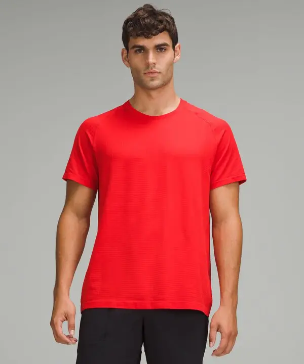 Lululemon Metal Vent Tech Short-sleeve Shirt - True Red/true Red