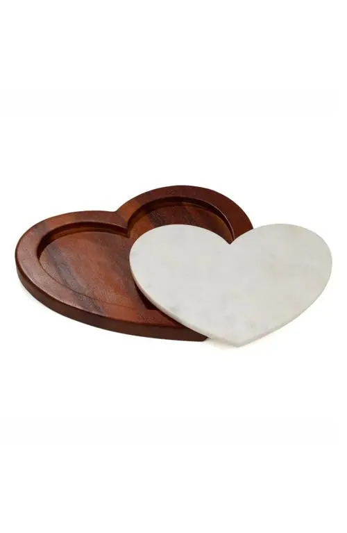 NAMBE Eat Your Heart Out Cutting Board Set - Brown