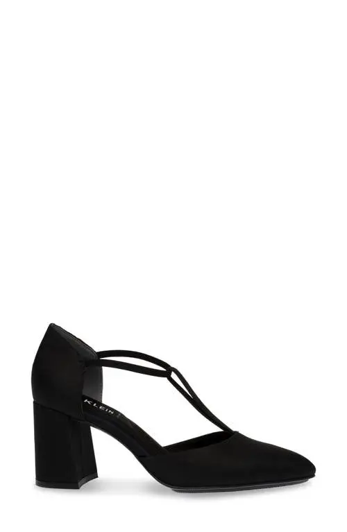 Anne Klein Barclay Pointed Toe Pump - Black Fabric
