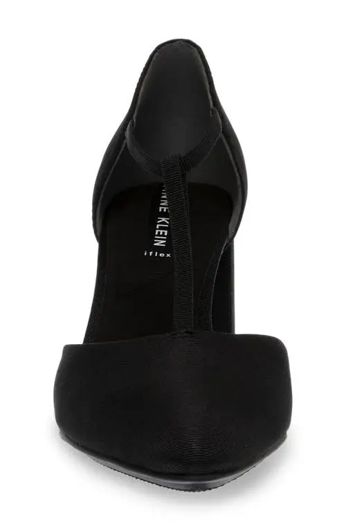 Anne Klein Barclay Pointed Toe Pump - Black Fabric
