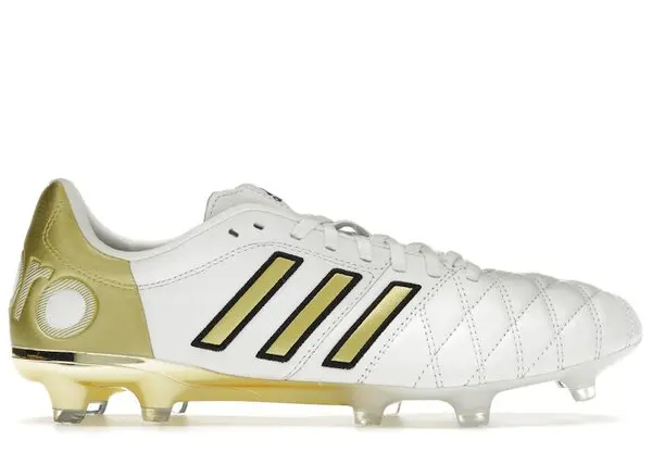 Adidas 11pro Fg Toni Kroos Soccer Boots - Cloud White/core Black/gold Metallic