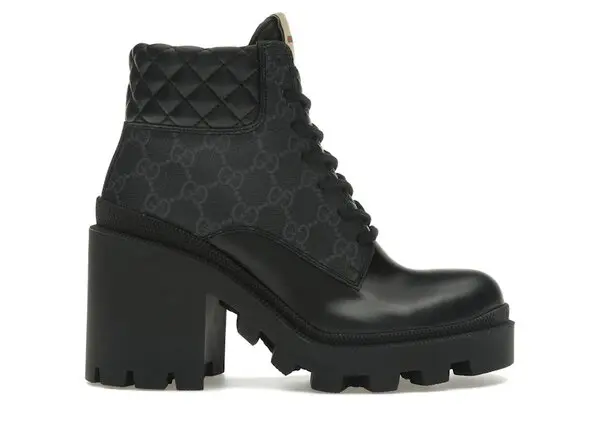 Gucci Gg Ankle Boot - Black