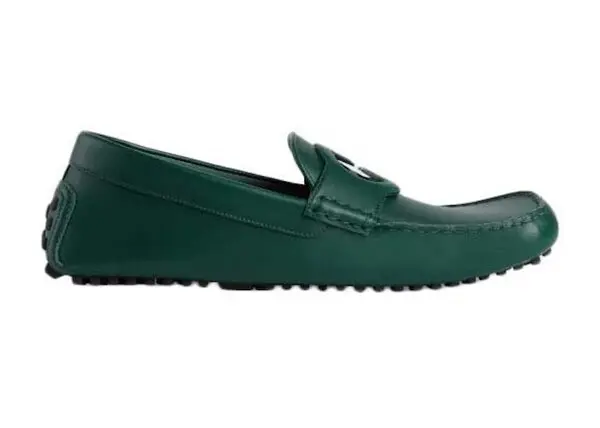 Gucci Interlocking G Moccasins - Green