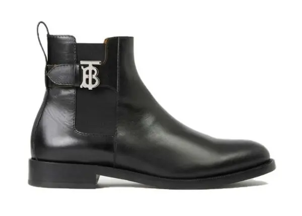 Burberry Tb Logo Ankle Boots