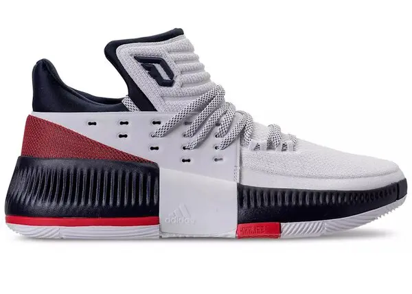 Adidas Dame Lillard 3 Sneakers - Footwear White/scarelet Red/navy Blue