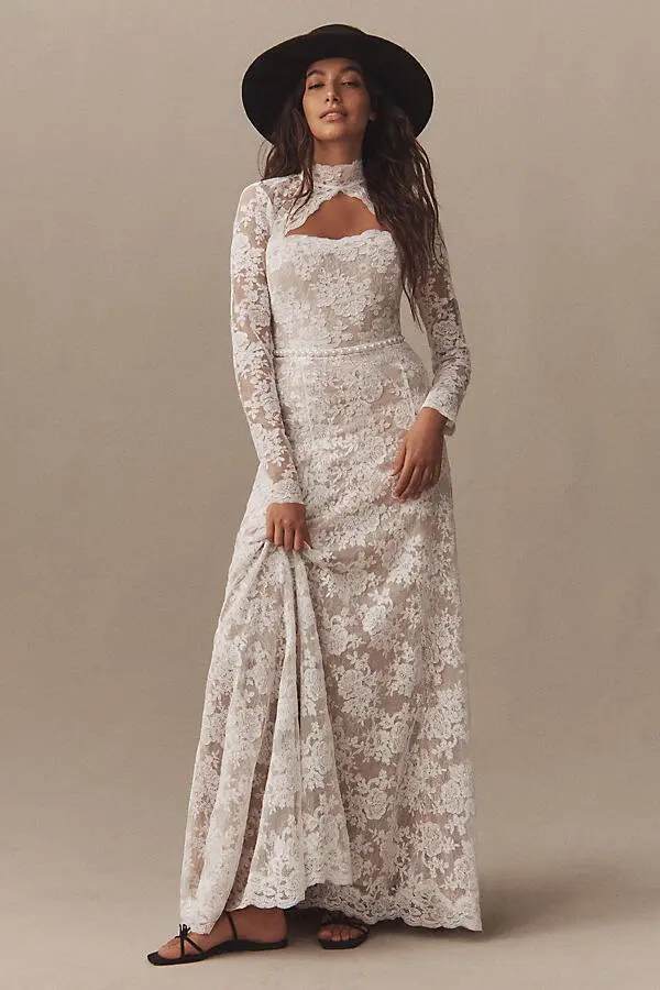 v chapman long sleeve dress V. Chapman, Whitby New Wedding Dress Save 53%