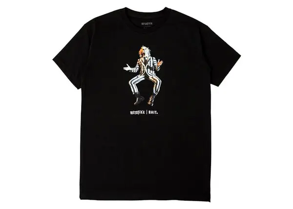 BAIT X Beetlejuice Here Lie Betelgeuse Tee Shirt - Black