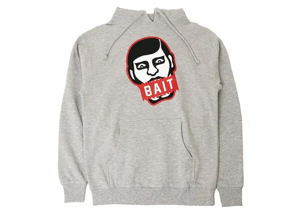 BAIT X Punk Drunkers Twins Hoodie - Gray