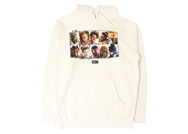 BAIT X Street Fighter 6 Select Group Hoodie - White