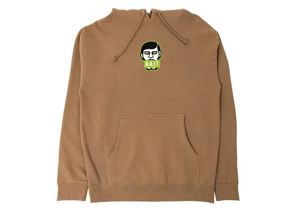 BAIT X Punk Drunkers Japanese Hoodie - Brown