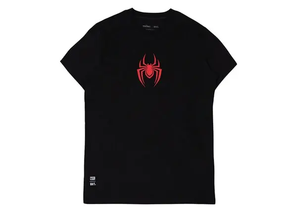 BAIT X Marvel Spiderman 2 Miles Morales Tee Shirt - Black