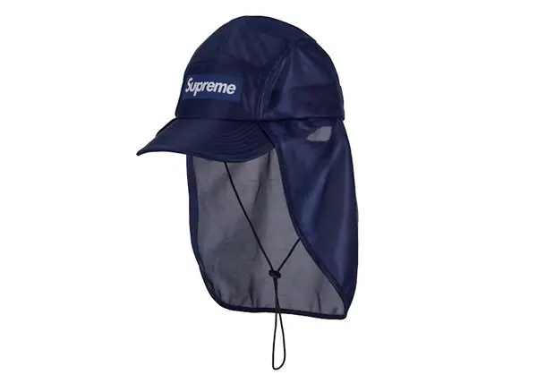 Supreme Mesh Sunshield Camp Cap - Navy Blue