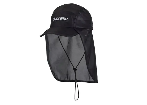 Supreme Mesh Sunshield Camp Cap - Black