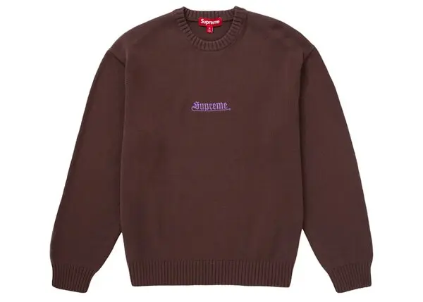 Supreme Old English Sweater
