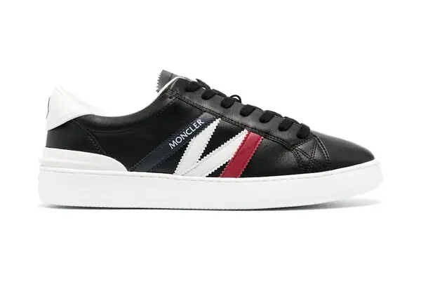 Moncler Monaco Low-top Sneakers - Black/navy Blue/white