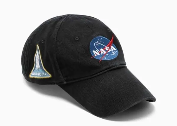 Balenciaga X Nasa Baseball Cap - Black