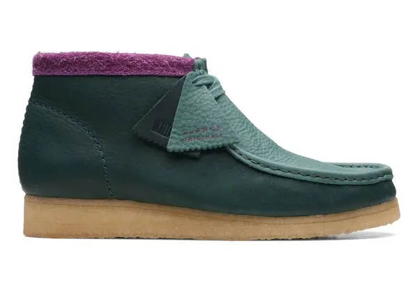 Clarks Originals Wallabee Boot Combination - Green