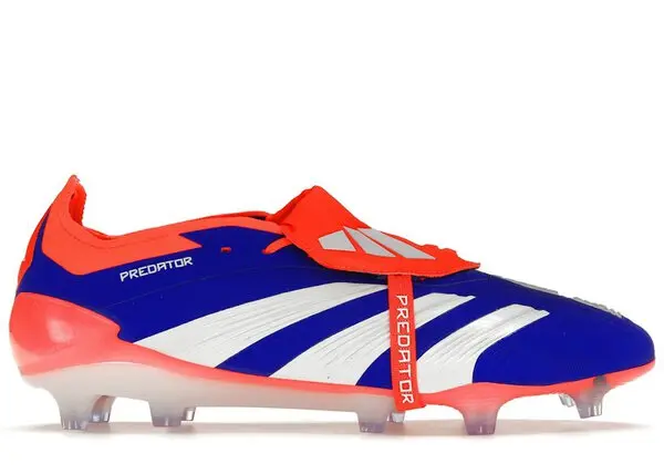 Adidas Predator Elite Foldover Tongue Fg - Lucid Blue/cloud White/solar Red