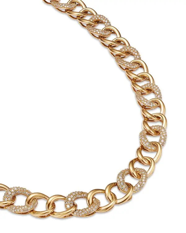 Bloomingdale'S Diamond Link Necklace