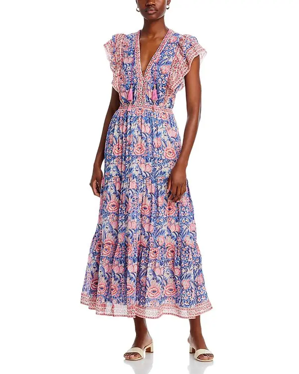 knee length dresses for ladies Smith & Quinn | The Phoebe Dress - Antique Petals | Women's Size S | Floral Print