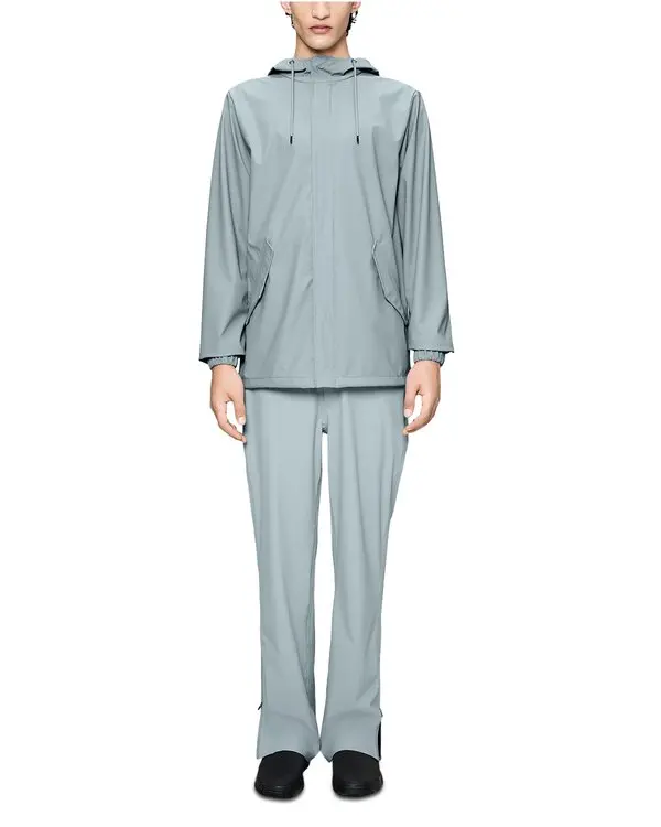 Rains Fishtail Hooded Rain Jacket - Pool