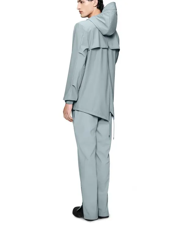 Rains Fishtail Hooded Rain Jacket - Pool