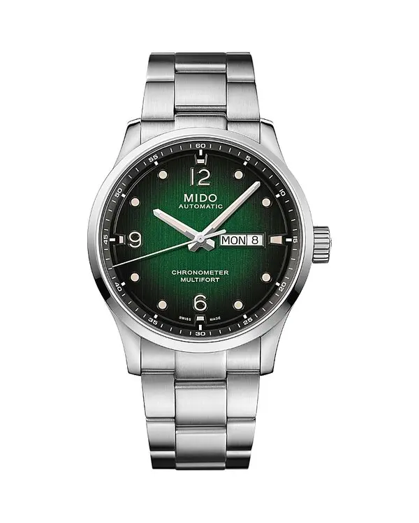 MIDO Multifort M Chronometer Watch, 42mm - Green/silver