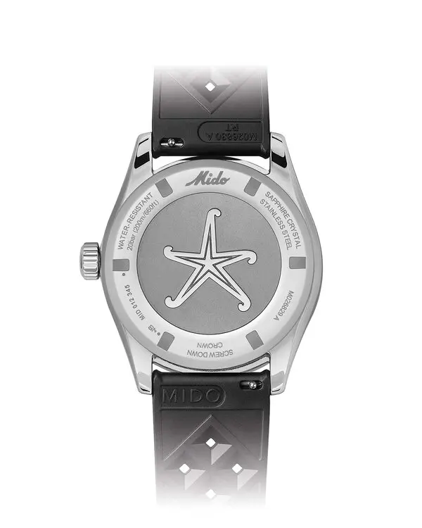 MIDO Ocean Star Tribute Worldtimer Watch - Black