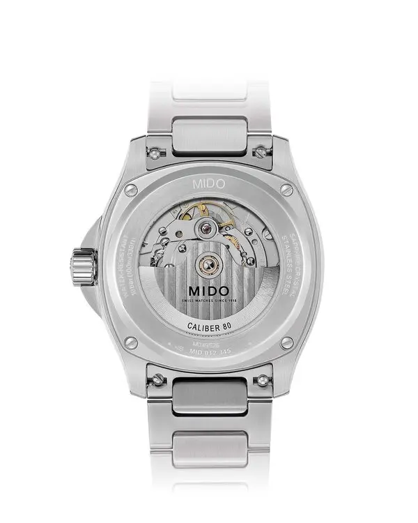 MIDO Multifort Tv Big Date 41mm Watch - Black/silver