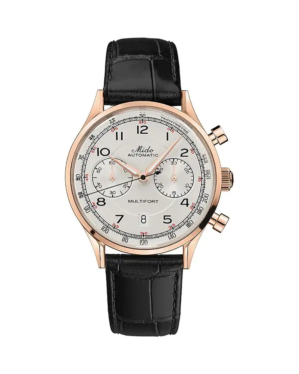 MIDO Multifort Patrimony Chronograph - Ivory/black