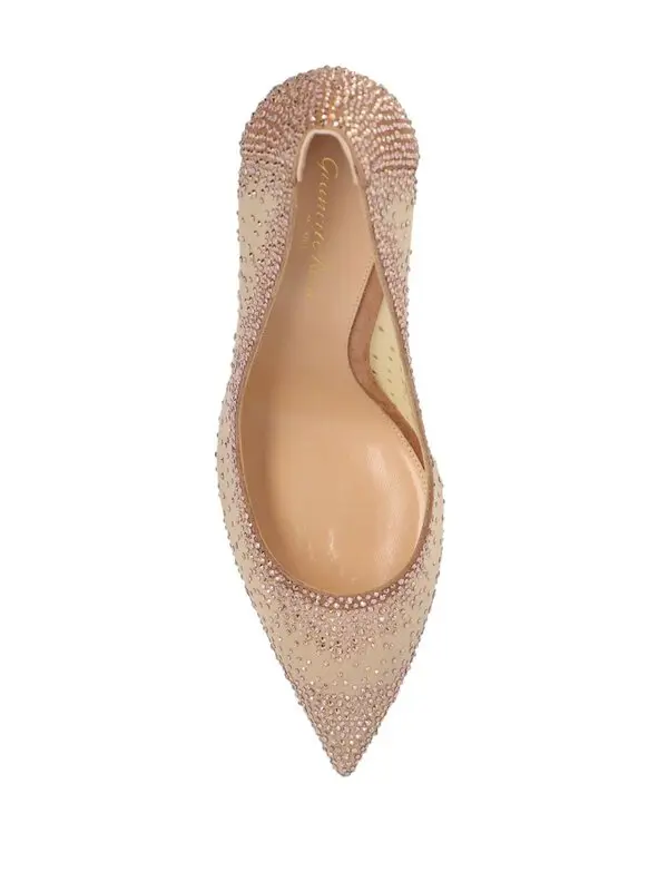 GIANVITO ROSSI Rania 100mm Leather Pumps