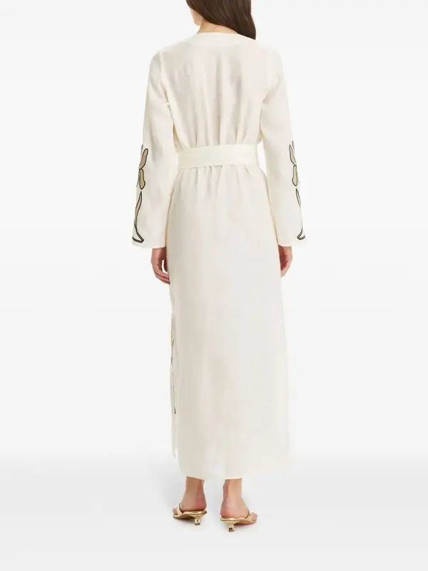 chinese dress ladies Tory Burch Linen Dress Size Small  KMK Luxury Consignment