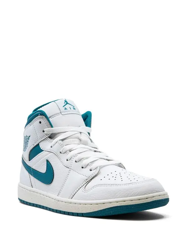JORDAN 1 Mid Se Industrial Blue Sneakers - White