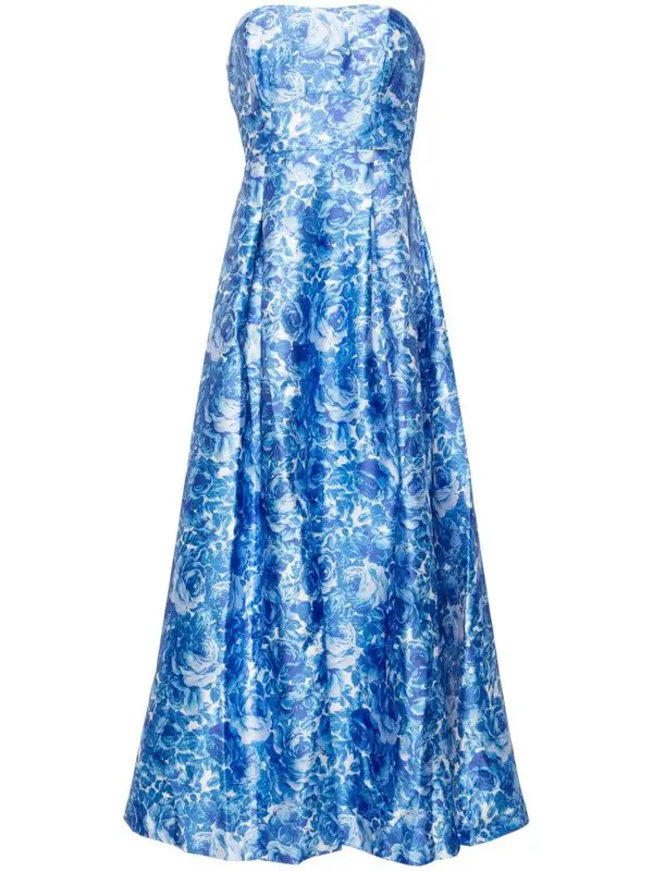 Sachin & Babi Giovanna Floral-Print Dress - Blue | Editorialist