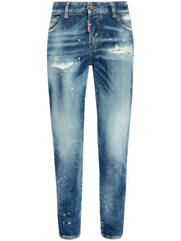 Dsquared2 Logo Patch Jeans