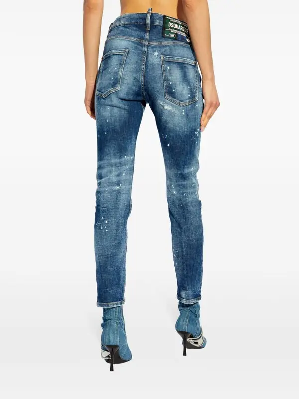 Dsquared2 Logo Patch Jeans