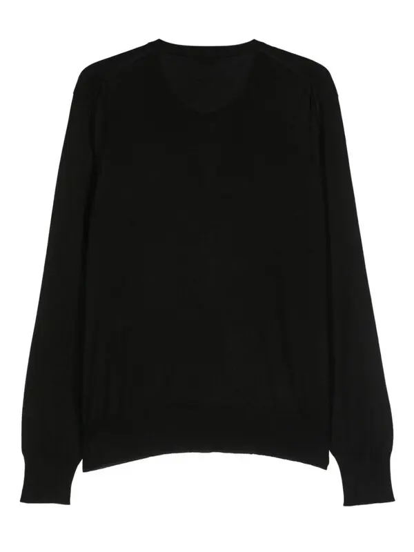 TOM FORD Fine-knit Silk T-shirt - Black