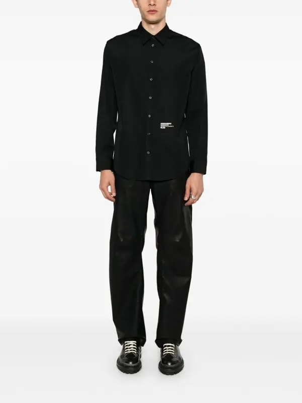 Dsquared2 Logo Print Poplin Shirt
