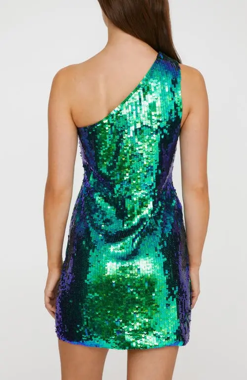 nasty gal green sequin dress Green Mermaid Sequin Halter Mini Dress