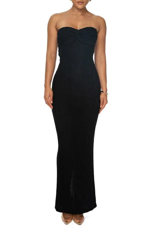 JLUXLABEL Blanca Strapless Knit Dress