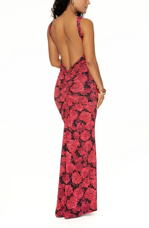 Jluxlabel Floral Knit Maxi Dress - Pink | Editorialist