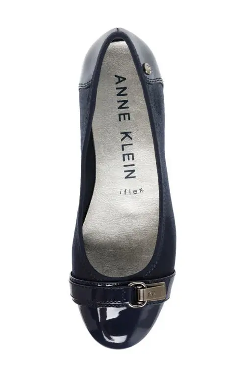 Anne Klein Akable Flat - Navy Multi Fb